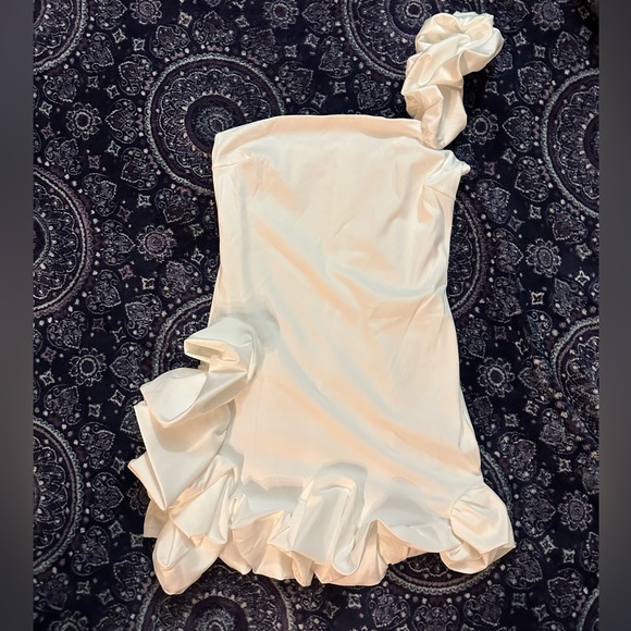 Dresses | One Arm Ruffle Dress | Poshmark